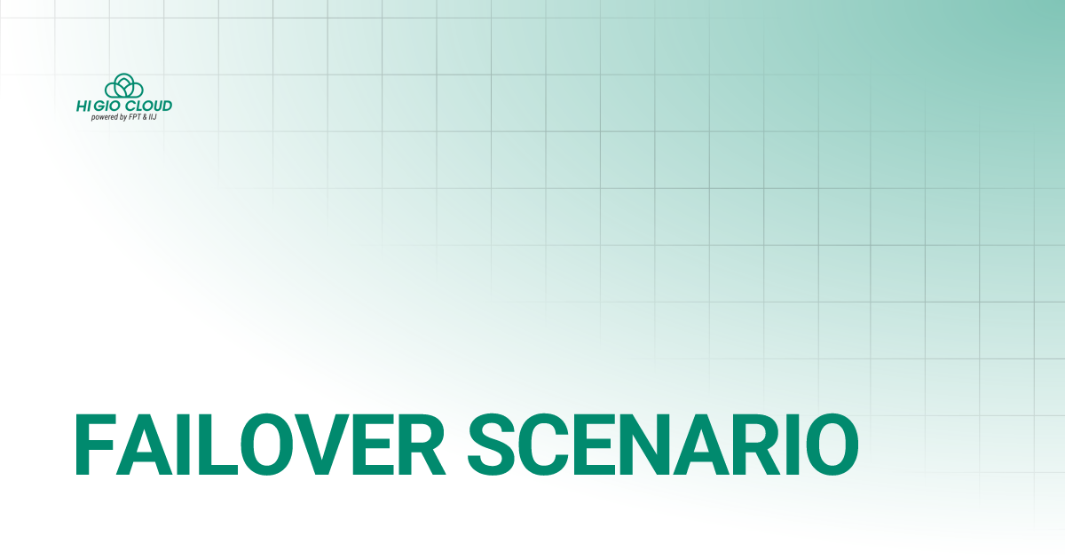 FAILOVER SCENARIO | HI GIO User Guide